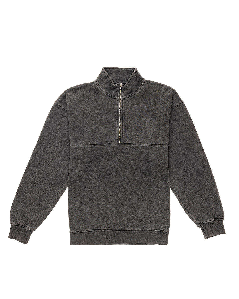 Colorful Standard Organic Quarter Zip, Faded Black – Street-Files